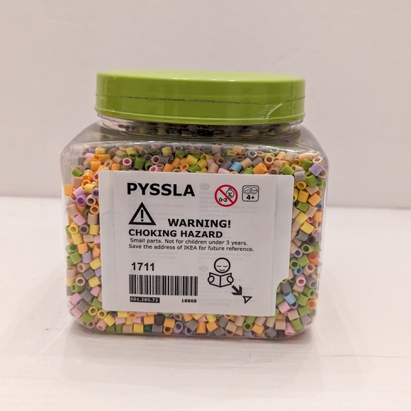 IKEA | Office | Ikea Pyssla Beads Assorted Pastel Colors Lb 5oz | Poshmark